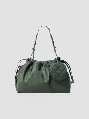 Mz Wallace Waverly Small Drawstring Shoulder Bag - Juniper
