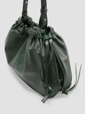 Mz Wallace Waverly Small Drawstring Shoulder Bag - Juniper