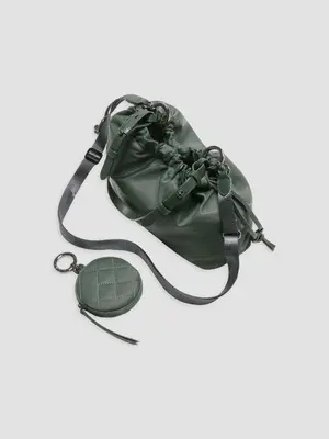 Mz Wallace Waverly Small Drawstring Shoulder Bag - Juniper