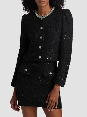 Generation Love Chiara Crystal-embellished Tweed Jacket