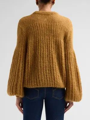 Zimmermann Valiant Mohair Billow Sweater