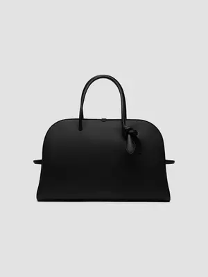Jacquemus Le Grand Turismo Leather Tote Bag - Black