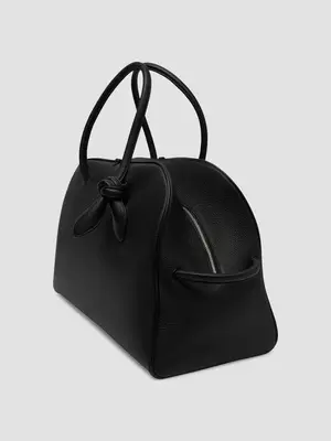 Jacquemus Le Grand Turismo Leather Tote Bag - Black