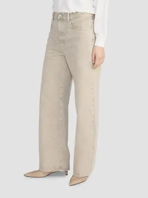 FRAME The Bow Barrel-leg Jeans