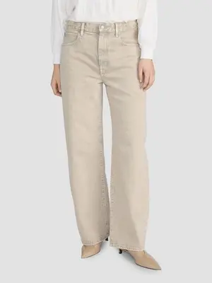 FRAME The Bow Barrel-leg Jeans