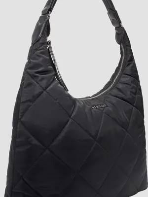 Mz Wallace Madison Quilted Shoulder Bag - Black