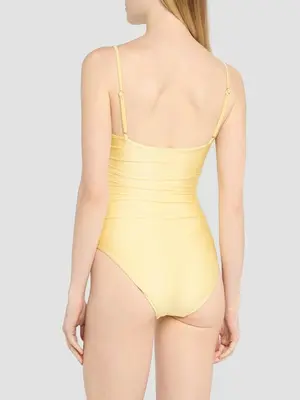 Simkhai Laine Ruched Underwire One-piece