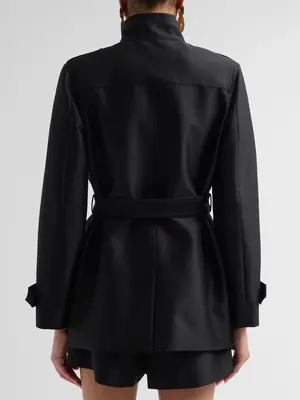 Zimmermann Valiant Wool-silk Utility Jacket