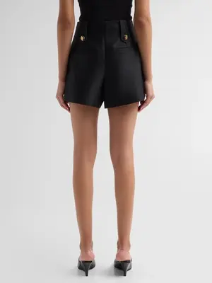 Zimmermann Valiant Wool-silk Tailored Shorts