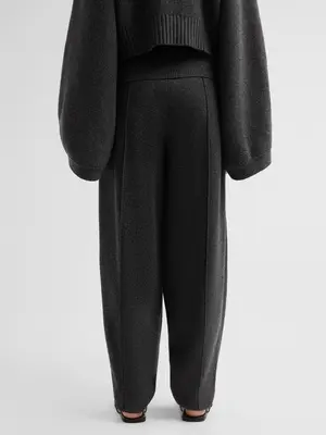 Zimmermann Valiant Knit Barrel-leg Pants