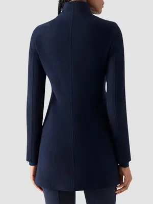 Akris Felted Wool Long Jacket