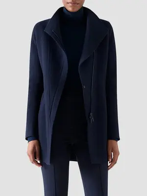 Akris Felted Wool Long Jacket
