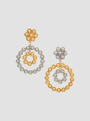 Sylvia Toledano Flower Candies 22k-gold-plated & Silvertone Drop Earrings - Multi