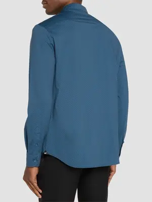 Emporio Armani Micro Diamond Jersey Sport Shirt