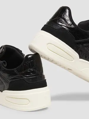 GIUSEPPE ZANOTTI Gz Ghost Embossed-leather Low-top Sneakers - Nero