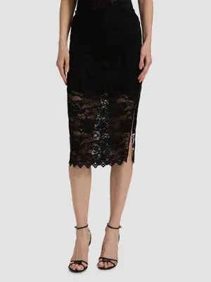 Generation Love Kiera Laced Sheath Midi-skirt