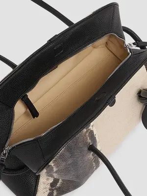 Jacquemus Le Turismo Snake-embossed Leather Bowler