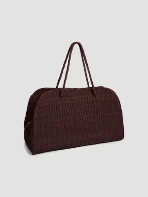 Jacquemus Le Grand Turismo Raffia Tote Bag