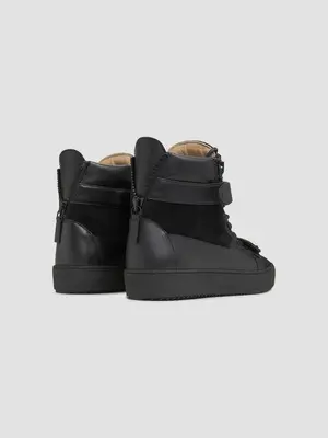 GIUSEPPE ZANOTTI Ru50040 Leather High-top Sneakers