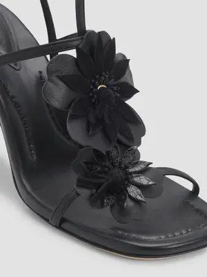Zimmermann Belara 85mm Leather & Suede Sandals