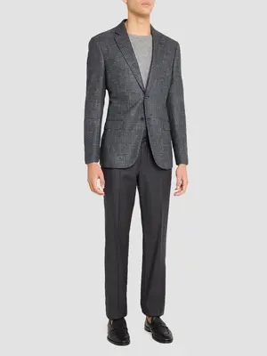 Emporio Armani Melange Wool-blend Sport Coat