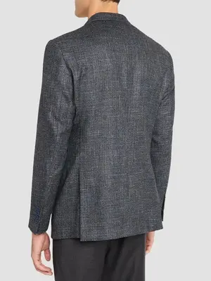 Emporio Armani Melange Wool-blend Sport Coat