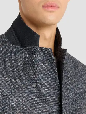 Emporio Armani Melange Wool-blend Sport Coat