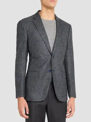 Emporio Armani Melange Wool-blend Sport Coat