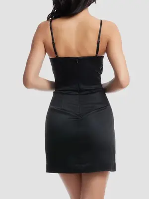 Dress The Population Mel Satin Bow Minidress