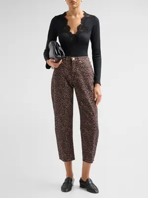 Generation Love Lady Lace Ribbed Top