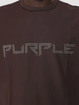 PURPLE BRAND Logo Cotton Jersey Tank