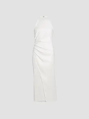 A.L.C. Sylvie Halterneck Midi-dress - White