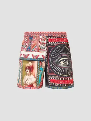 Camilla Graphic Mid-length Boardshorts