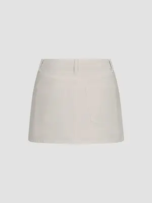 FRAME The Mini Skirt - Shell