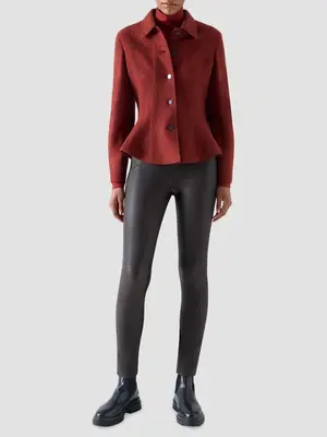 Akris Boiled Wool Short Jacket