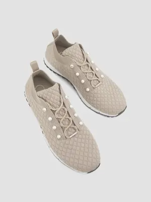 JIMMY CHOO Veles Knit Sneakers