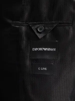 Emporio Armani Textured Chevron Wool Dinner Jacket