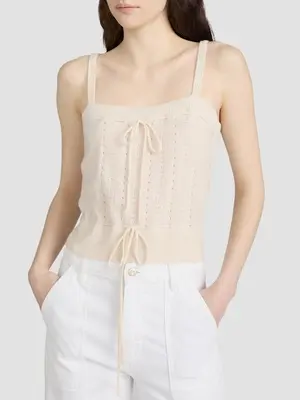 FRAME The Cashmere Charm Crop Tank