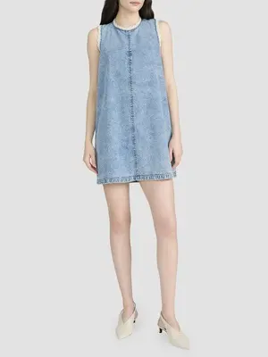 FRAME The Crochet Tide Minidress