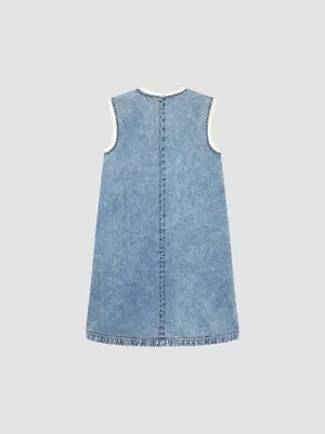 FRAME The Crochet Tide Minidress