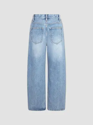 FRAME The Crochet Bow Crop Jeans