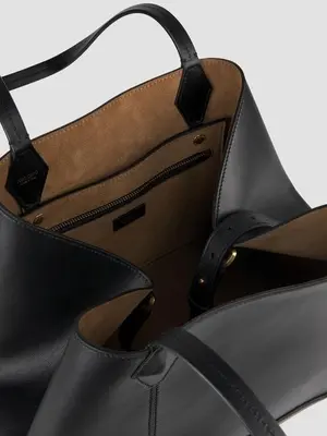 JIMMY CHOO Medium Diamond Leather Tote Bag
