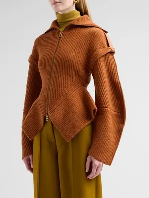 Zimmermann Valiant Utility Wool-blend Cardigan