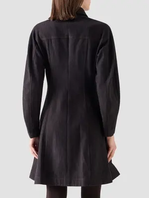 Akris Panel Winter Denim Shirtdress