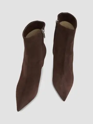 JIMMY CHOO Frankie 85mm Velvet Suede Booties