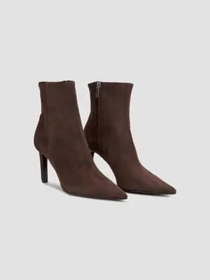 JIMMY CHOO Frankie 85mm Velvet Suede Booties