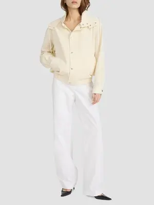 FRAME The Seersucker Track Jacket