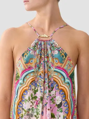 Camilla Turkish Delight Hardware-accent Maxi Dress