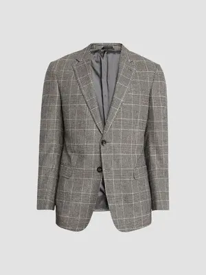 Giorgio Armani Glen Check Wool-cashmere Sport Jacket