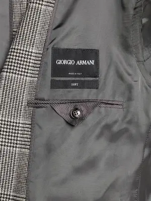 Giorgio Armani Glen Check Wool-cashmere Sport Jacket